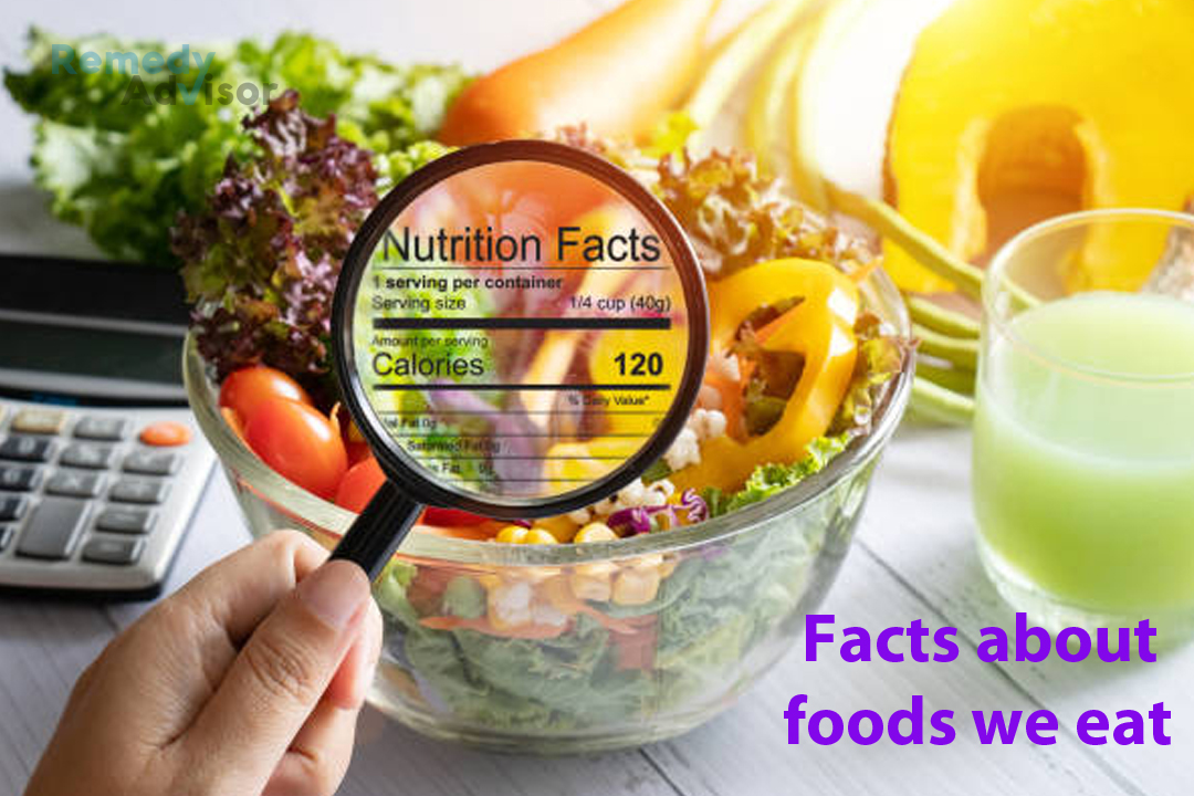 Facts about foods we eat – Remedy Advisor